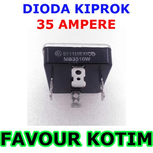 Jual DIODA BRIDGE KIPROK KUPROK 35A MB3510W 35 A AMPERE KOTAK FVKOTIM ...