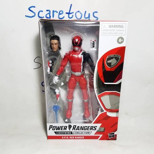 Jual Lightning Collection Power Rangers SPD Red Ranger dekaranger ...