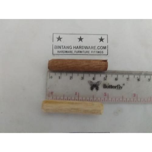 Jual Dowel Kayu Bulat Ulir 10x50mm Pin Stik Paku Pasak Kayu Kursi /pcs ...