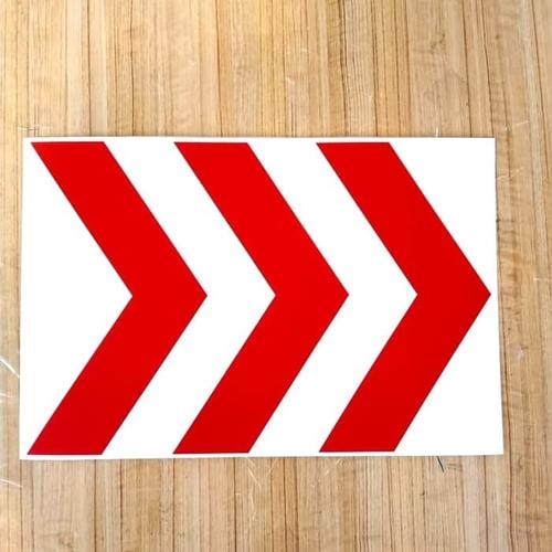 Jual SIGN STICKER PANAH TRANSPARAN 20X30CM K3 RAMBU STIKER PANAH ARAH ...