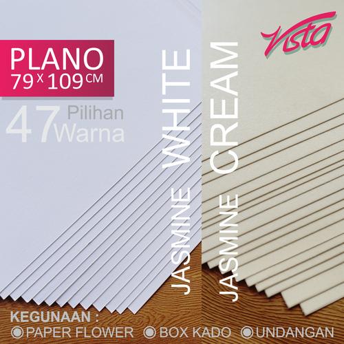 Jual kertas jasmine plano kertas white cream putih krem 200gr Backdrop ...