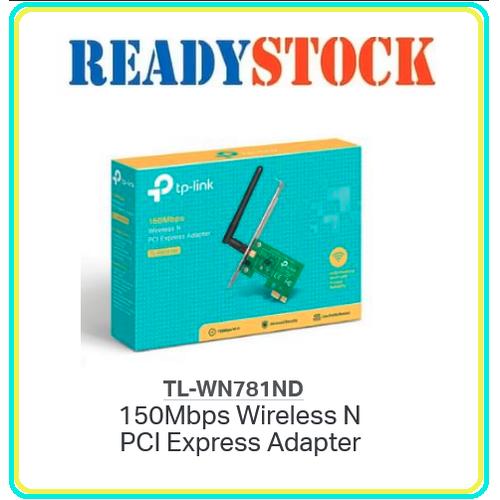 Promo TP-LINK TL-WN781ND 150Mbps Wireless N PCI Express Adapter ...