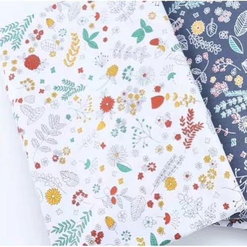 Jual KAIN KATUN IMPOR MOTIF BUNGA BUAH DAUN KECIL/BAHAN KAIN/CRAFT/DIY ...