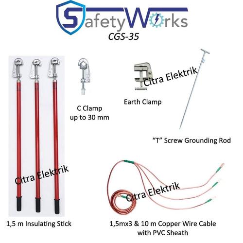 Jual Grounding Stick 20 kV / Ground Stick 20 kV / Grounding Lokal - Kab ...