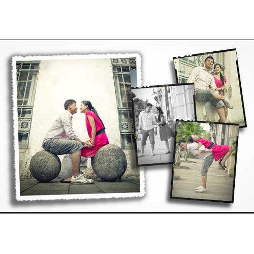 Jual Paket Template Photoshop PSD Kolase Album Wedding pre wedding ...