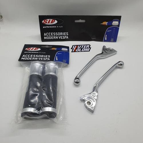 Promo SIP Classic Grip + Handle Chrome Vespa GT Series GTV GTS Cicil 0% ...