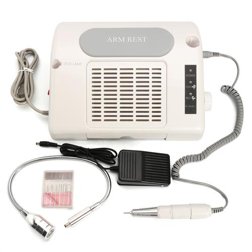 Jual 35000RPM Nail Drill Equipped Suction Dust Collector Machine Desk ...
