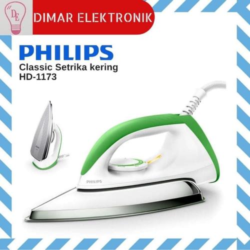 Jual SETRIKA PHILIPS HD 1173 PHILIPS DRY IRON HD 1173 - Kota Bekasi ...