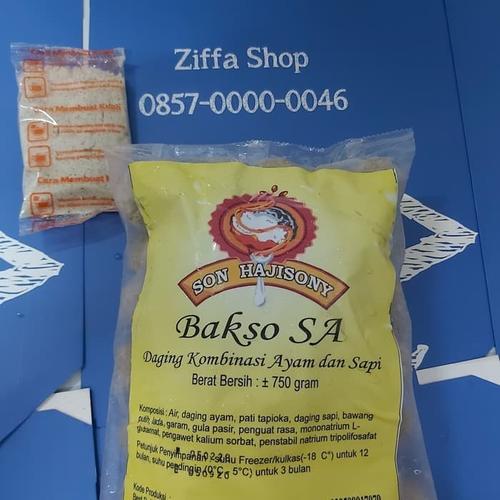 Jual Bakso Curah Sony Kombinasi Ayam Sapi + Bumbu Kuah Baso Soni Son ...