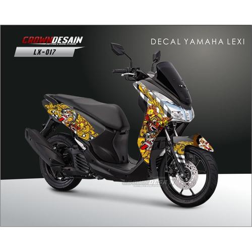 Jual Sticker Decal YAMAHA LEXI - Decal Sticker LEXI - Model BARONG BALI ...