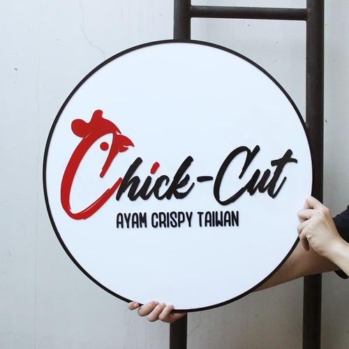 Promo Logo Acrylic 60cm / Logo Signage Akrilik / Logo Huruf Timbul ...