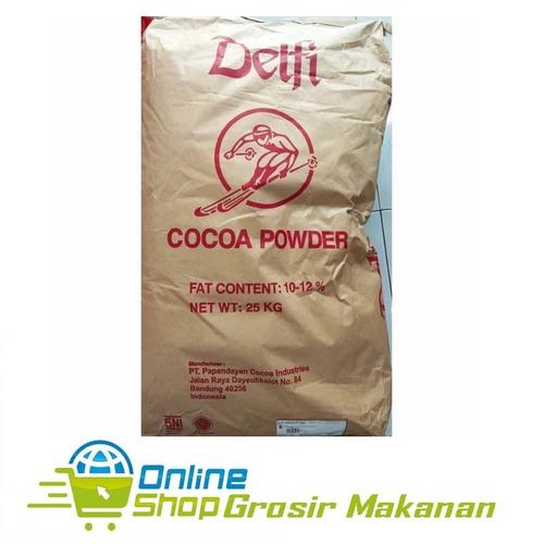 Jual Jual 1 Sak Cokelat Bubuk / Delfi Cocoa Powder 25 Kg ASLI / Halal ...