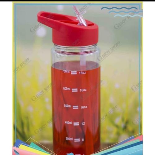 Jual BOTOL MINUM STRAW 700 ML BOTOL AIR MINUM ANAK TEMPAT AIR MINUM ...