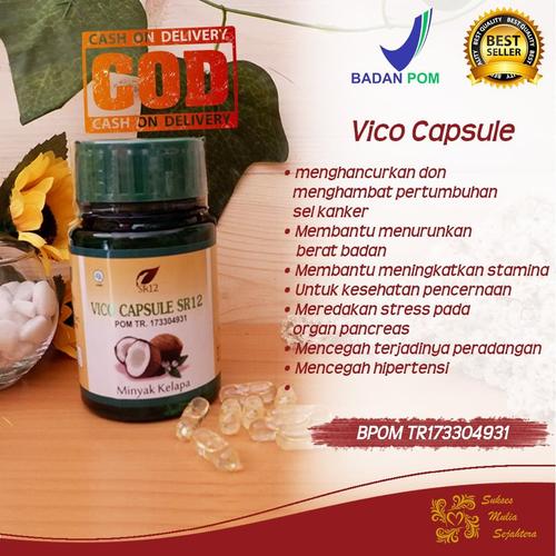Jual VCO VIRGIN COCONUT OIL SR12 KAPSUL MINYAK KELAPA MURNI OBAT DIET ...