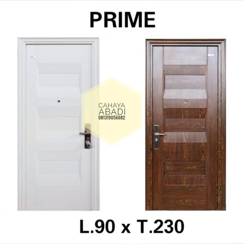 Jual PINTU BAJA JBS PRIME COKLAT PUTIH uk. 90x230CM ANTI RAYAP TAHAN ...