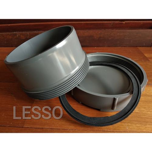 Jual Clean Out PVC Lesso D 4" inch Cap Penutup Pipa Fitting Sambungan ...