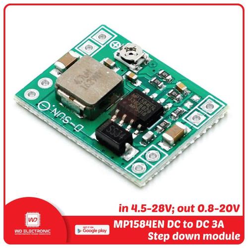 Jual MP1584 MP1584EN DC tp DC 3A Mini Step down module like LM2596 Mini ...