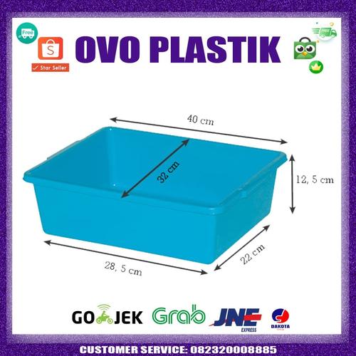 Jual Baskom Plastik Segi / Baskom Pasir Kucing / Baskom Plastik ...