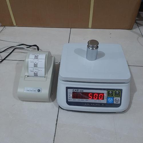 Jual timbangan printer label sticker 30kg / timbangan frozen sticker 30 ...