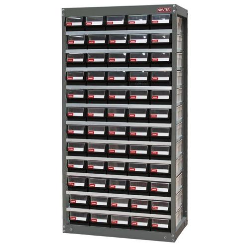 Jual SHUTER - NHD-560 Heavy duty steel parts cabinet with 60 drawers ...
