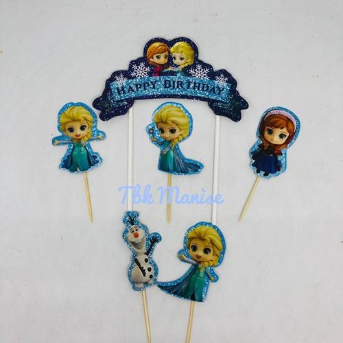 Jual Topper Kue Frozen / Cake Topper Frozen / Hiasan kue Frozen - Kota ...
