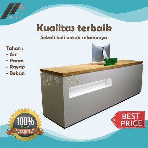 Jual MEJA INFORMASI KANTOR MINIMALIS / RESEPSIONIS - Kab. Bekasi - wis ...