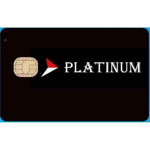 Jual KARTU FLAZZ LOGO PLATINUM BLACK AND WHITE SALDO NOL 0 - Putih ...