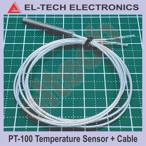 Jual PT-100 PT100 PT 100 ohm Sensor Temperature Suhu + Cable Kabel ...