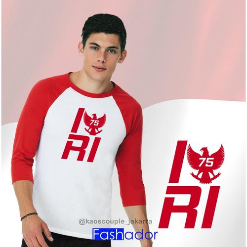 Jual Kaos /Baju Raglan Merah Putih KEMERDEKAAN I LOVE RI GARUDA ...