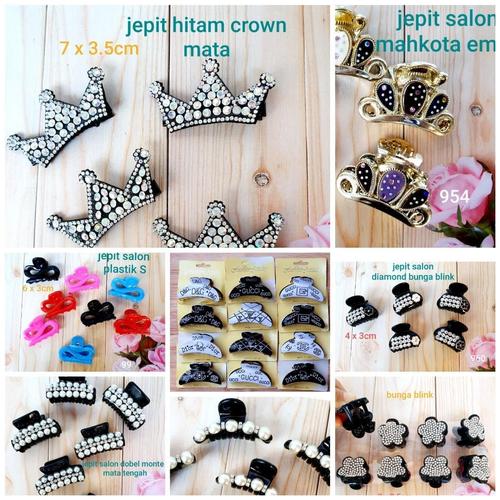 Jual Aneka Macam Jepit Hitam Jepit Salon Monte Mata Brand - mahkota ...