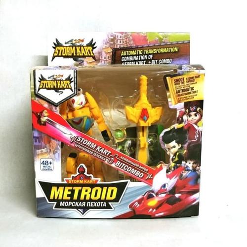 Jual Mainan Anak Robot Monkart Metroid Warbeast Megaroid Combination ...