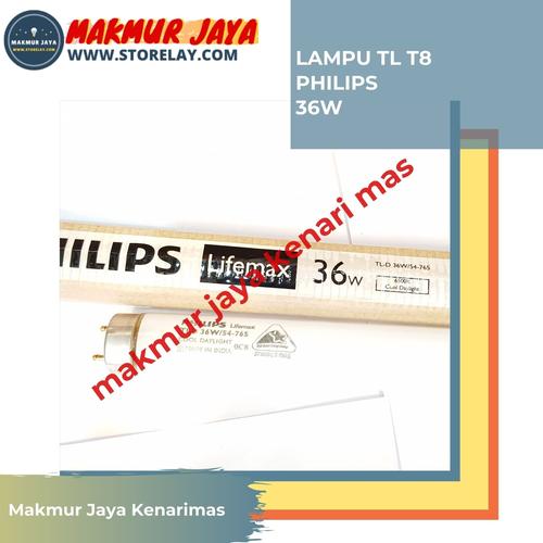Jual Lampu TL Neon Philips 36W/Lampu TL T8 Philips 36W/Lampu TL Biasa ...
