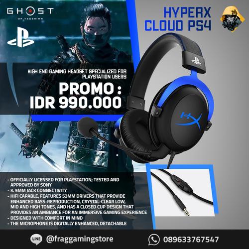 Jual HyperX Cloud PS4 Official Playstation Licensed Gaming Headset ...