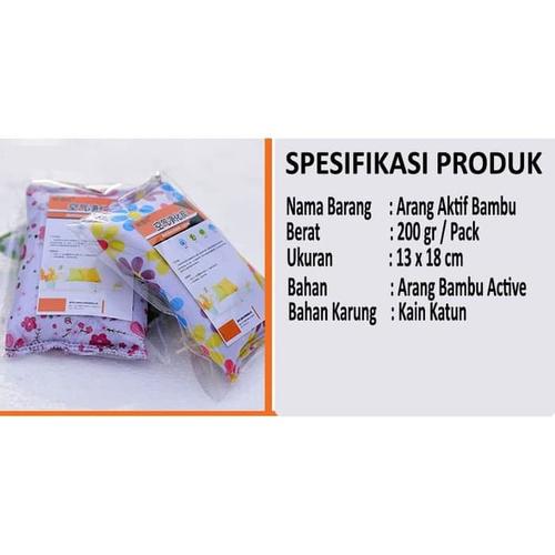 Jual Arang Bambu/Bambo Activated Charcoal Penyerap Bau Dan Lembab 200 ...