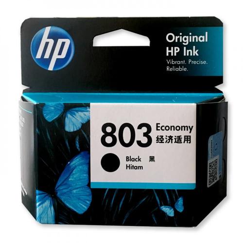 Jual Tinta Cartridge HP 803 Black Original untuk printer HP 2623 dll ...