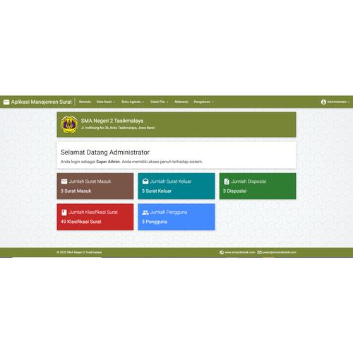 Jual Source Code Program Aplikasi Sistem Manajemen Surat dengan PHP ...