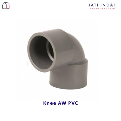 Jual KNIE 2 inch AW | Knee Pipa Pralon PVC | Fitting L| Elbow | Keni 2 ...
