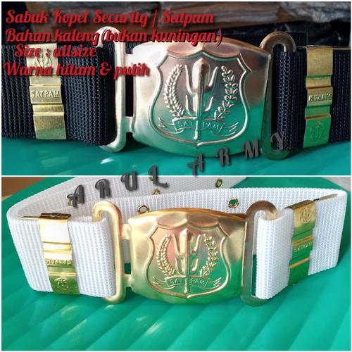 Jual SABUK KOPEL SECURITY SATPAM IKAT PINGGANG PDL MURAH BERKUALITAS ...