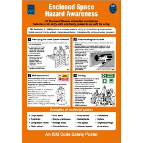Jual Enclosed Spaced Hazard Awareness Poster IMPA 331507 IMO Safety ...