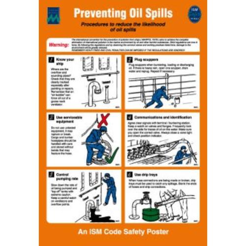 Jual Preventing Oil Spills Poster IMPA 331508 IMO ISM Ship Safety ...