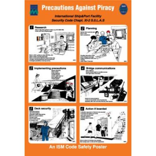 Jual Precautions Against Piracy Poster IMPA 331571 IMO Safety Poster ...