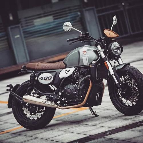 Jual SM Sport SM3 Motor Retro 400cc (OTR Jawa Tengah)**Black** - Hitam ...