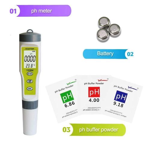 Jual EZ-9902 PH EC Temp Meter Hidroponik Tester EZ9902 Hydroponic EZ ...