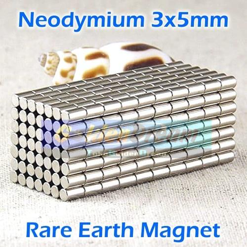 Jual Strong Magnet Neodymium 3x5mm Silinder 3x5 mm N52 3mm 5mm DIY Box ...