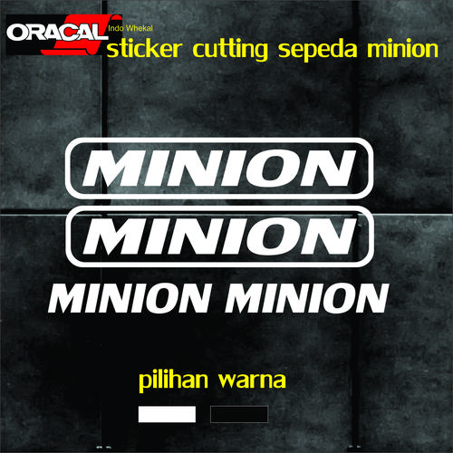 Jual STIKER CUTTING SEPEDA MINION - Hitam - Kab. Cilacap - Indo whekal ...
