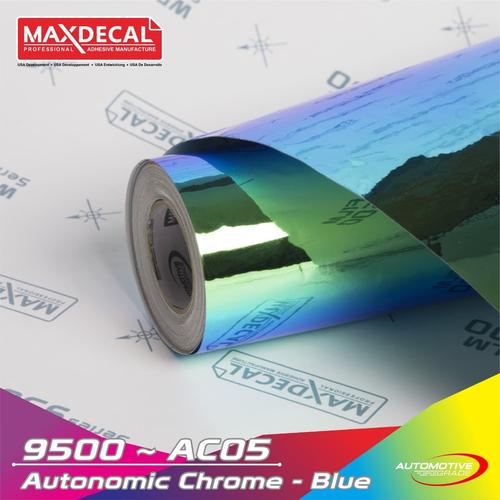 Jual MAXDECAL 9500-AC05 Autonomic Chrome BLUE Bunglon Lembayung 135 cm ...