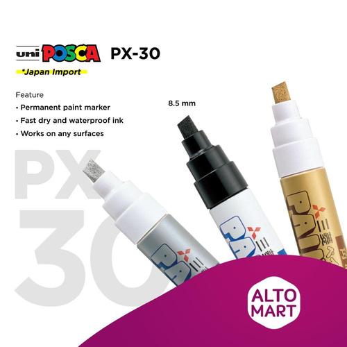 Promo UNI PAINT MARKER PX30 PX-30 Based Oil Spidol Cat Permanen All ...
