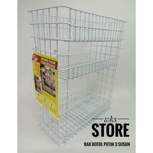 Jual RAK BOTOL PUTIH 3 SUSUN MODELINE ( B 30 E ) - Kota Tangerang ...