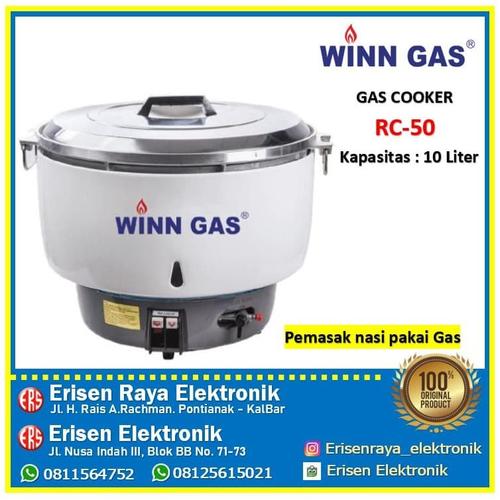 Jual WINN GAS RC-50 Rice Cooker Gas / Penanak Nasi Gas 10 liter - Kota ...