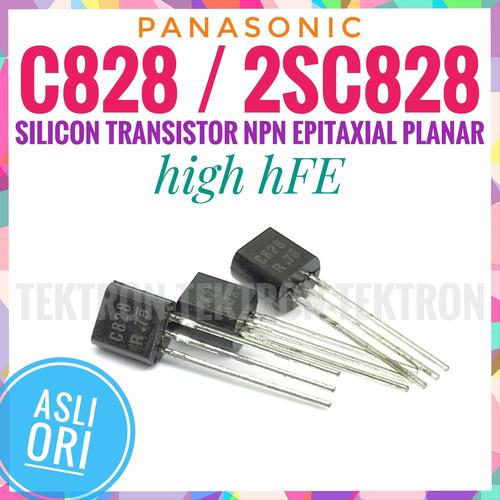Jual Panasonic C828 2SC828 Silicon NPN Epitaxial Planar High hFE asli ...